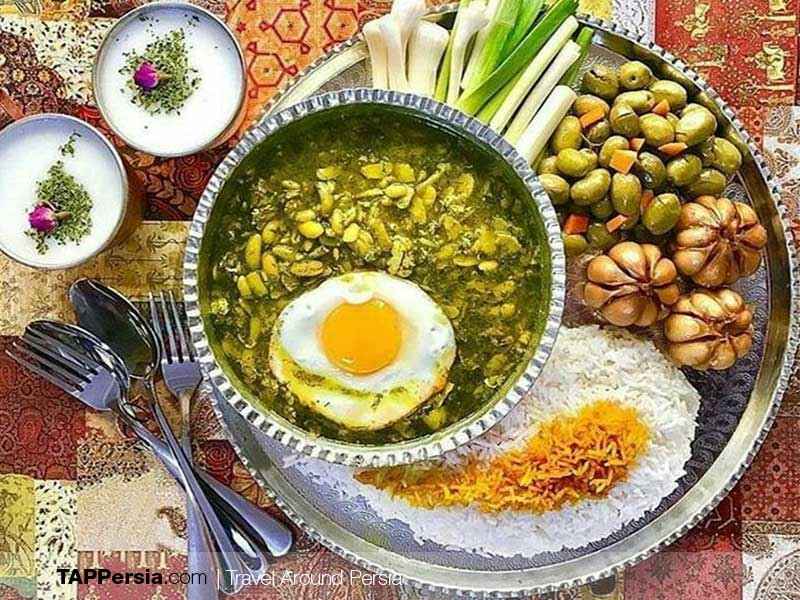 The Signature Dish of The Rasht, Baghali Ghatogh | TAP Persia