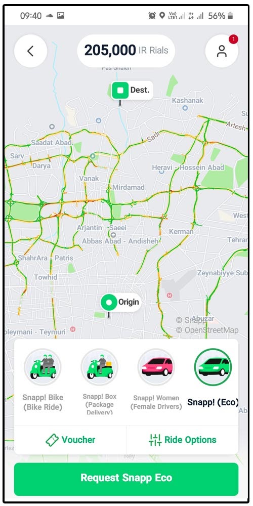 Uber in Iran? Try Snapp | Iran's Biggest Taxi APP | +Video