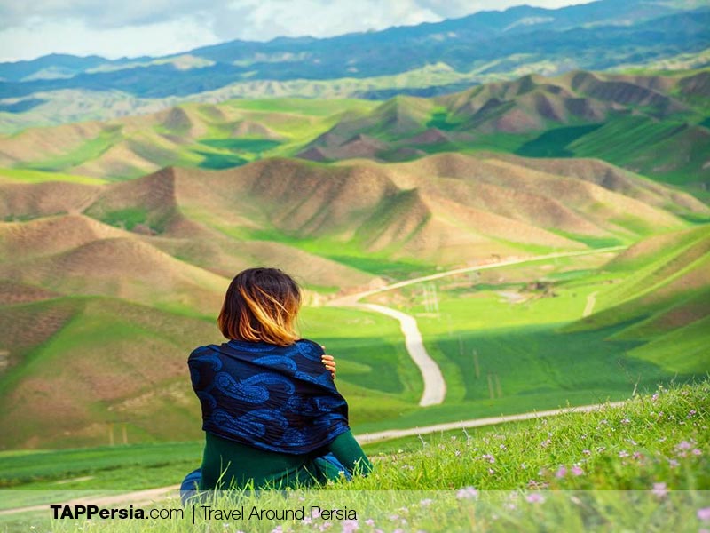 Iranian National Parks Damavand From Lar National Park Stock Photo